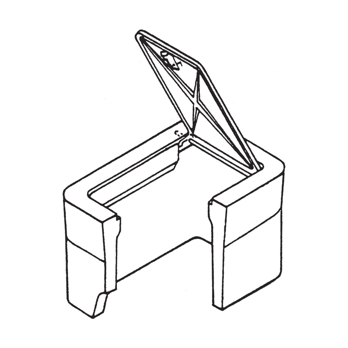 Eisel Valve Box Rectangle 16 in. x 9-1/2 in. x 12 in.H Concrete With ...