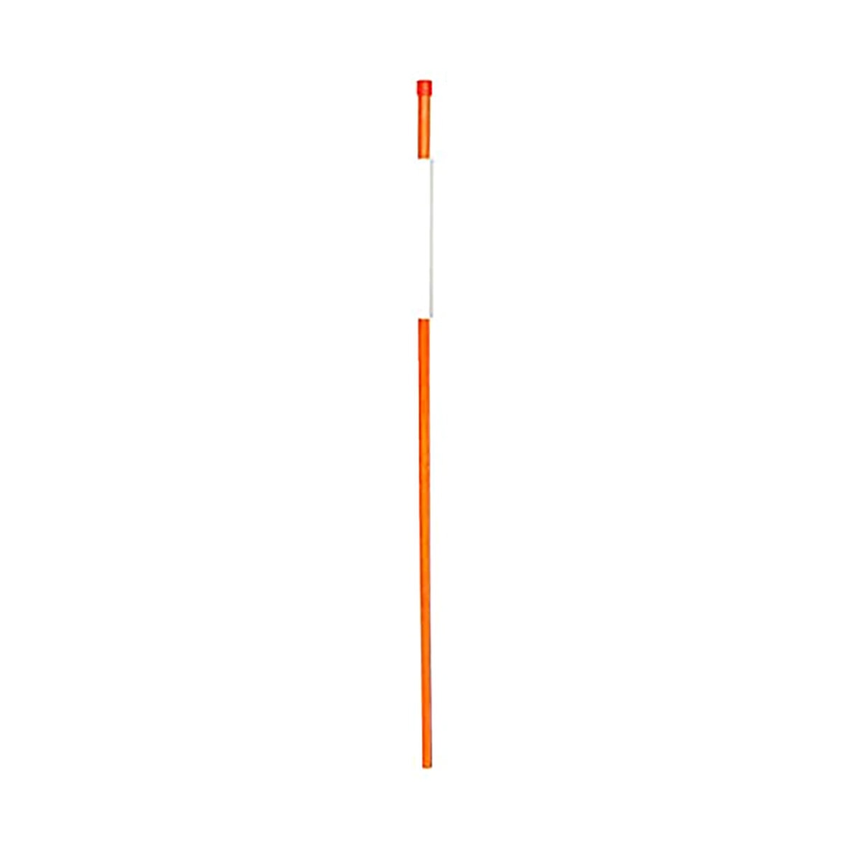 60 in. HiViz Orange Fiberglass Pole 5/16 in. Dia. w/Reflective Tape And ...