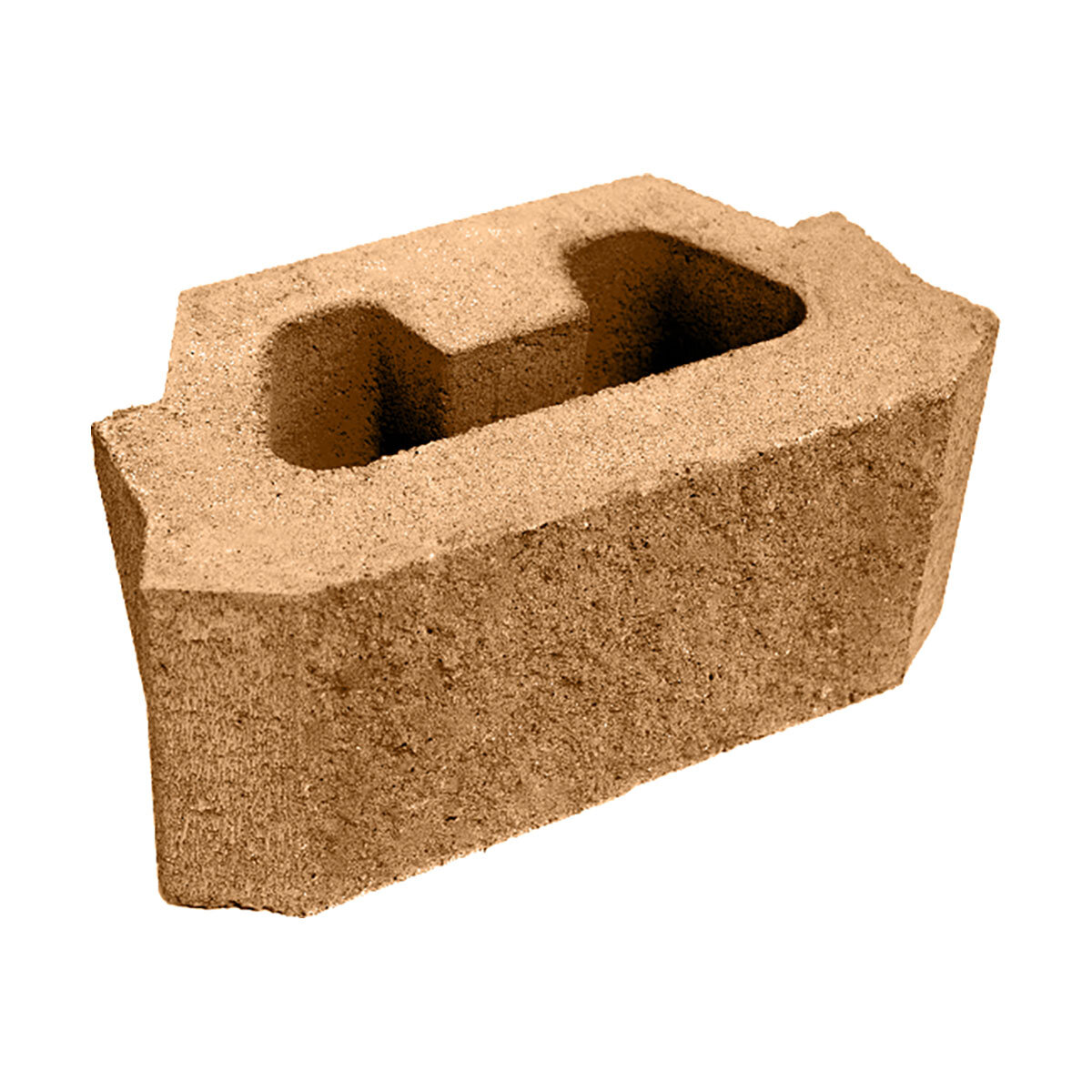 Ridge Rock II 9 in. Beveled Face Block Buff 9 in. x 18 in. x 8 in. (40 ...