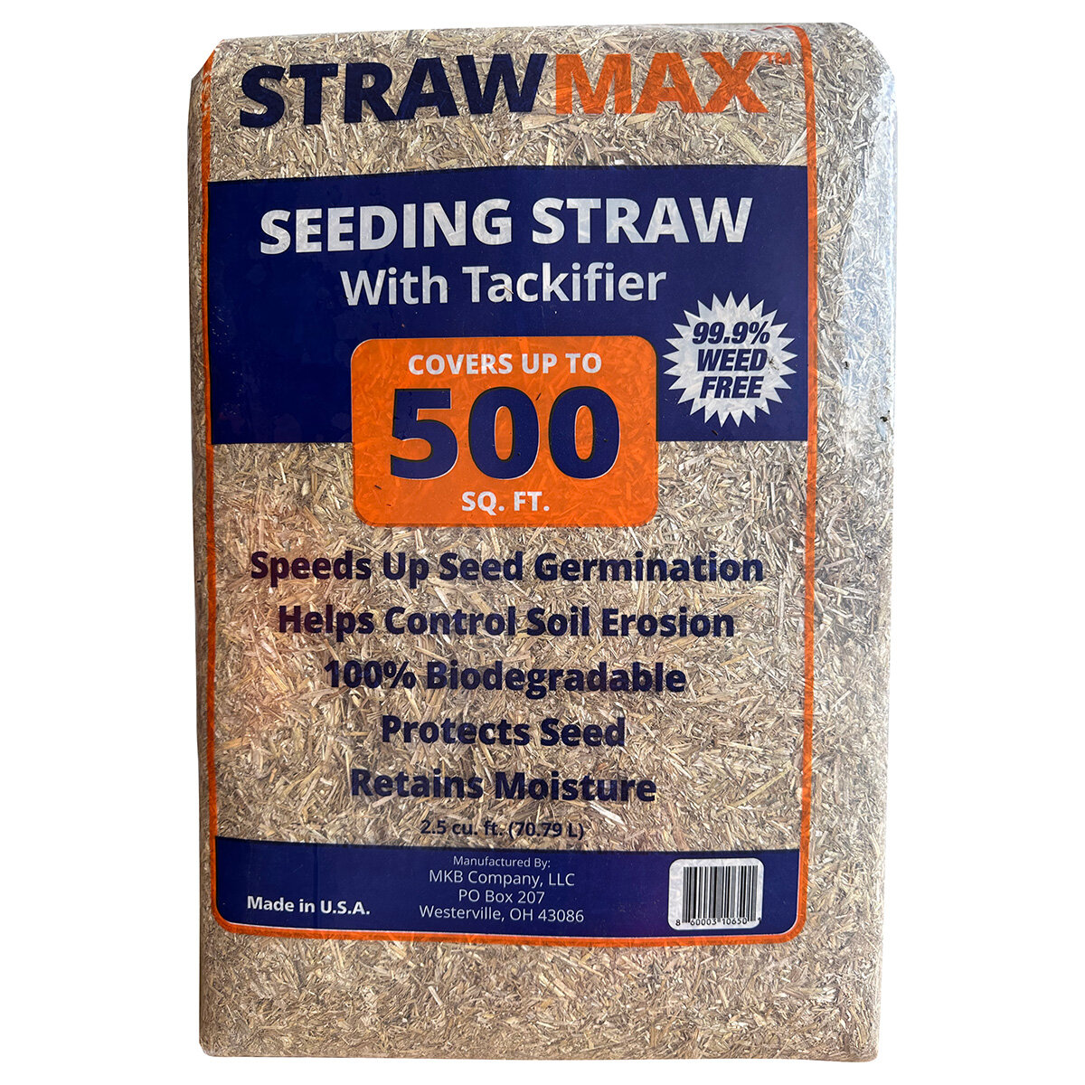 MKB StrawMax Bagged Straw 2.5 cu. ft | SiteOne US