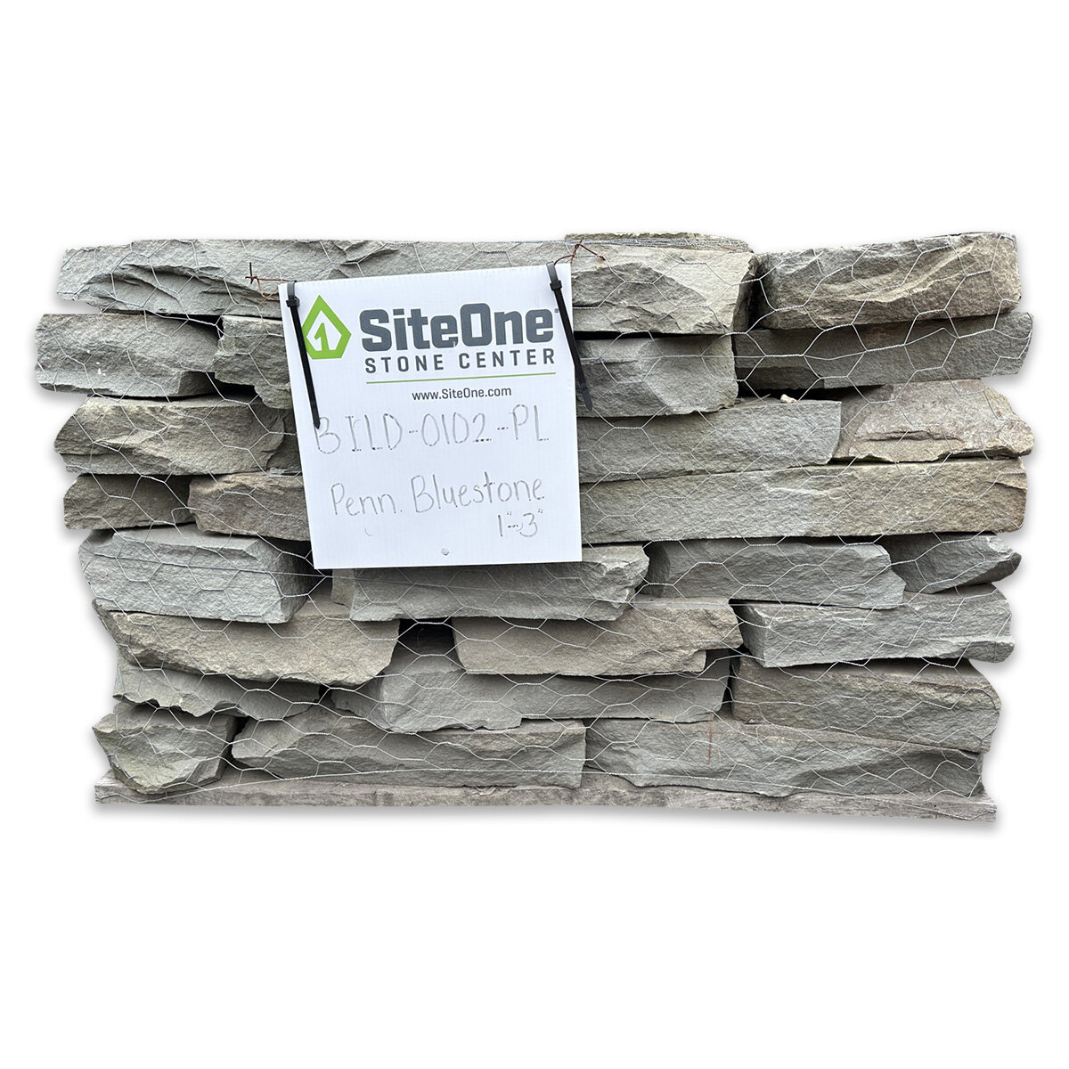 Pennsylvania Bluestone Colonial Blue/Gray Wall Stone 1 - 3 in. | SiteOne US