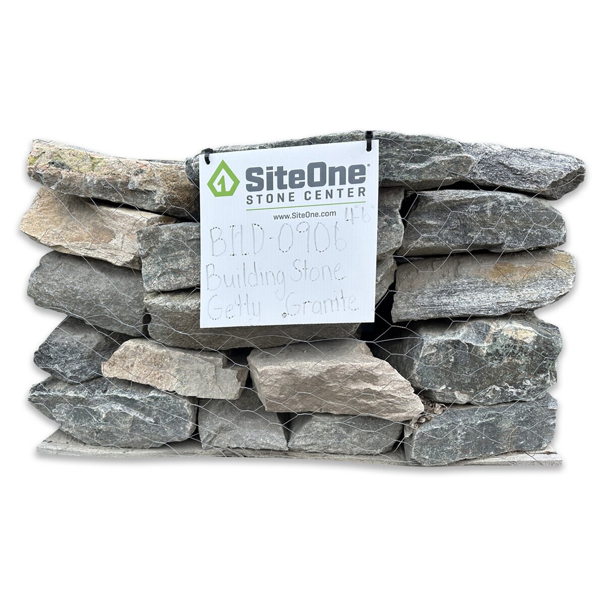 Building Stone Getty Grey Granite 4 - 6 in. | SiteOne US