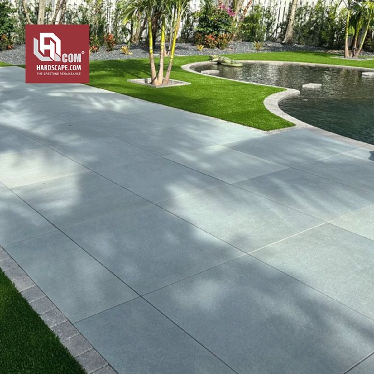 Hardscape.com Porcelain Paver Pietra Blu 24 in. x 36 in. x 2 cm (288 sq ...