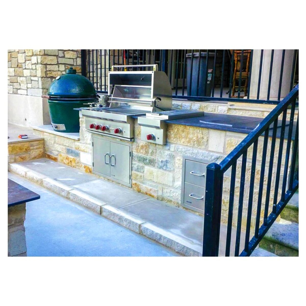 RTF Systems Outdoor Kitchen Power Burner Cabinet 36 in. (W) x 29 in. (D ...