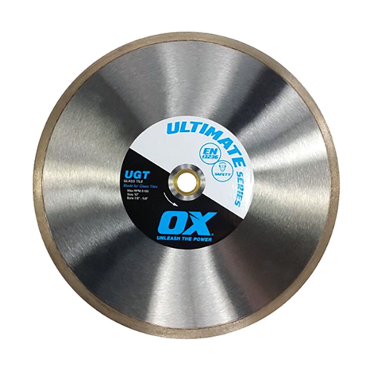 Ox Ultimate Wet Glass Tile Blade | Diameter: 10 in. / 254mm | Bore: 5/8 ...