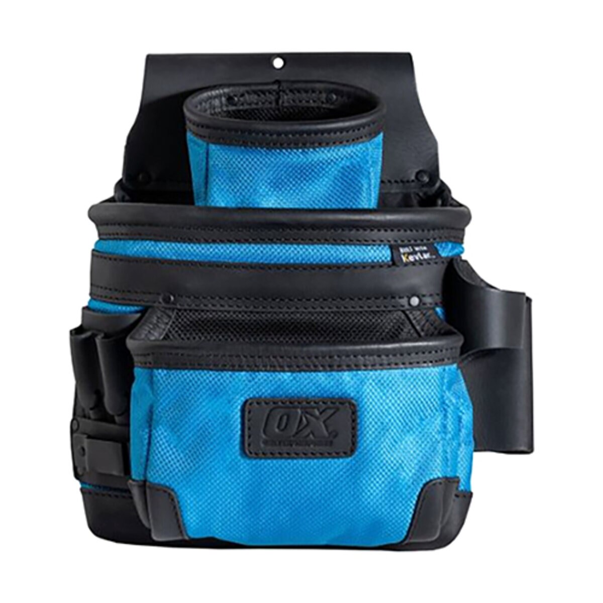 Ox Ultimate 3-Pocket Leather & Nylon Fastener Pouch w/ Kevlar ...