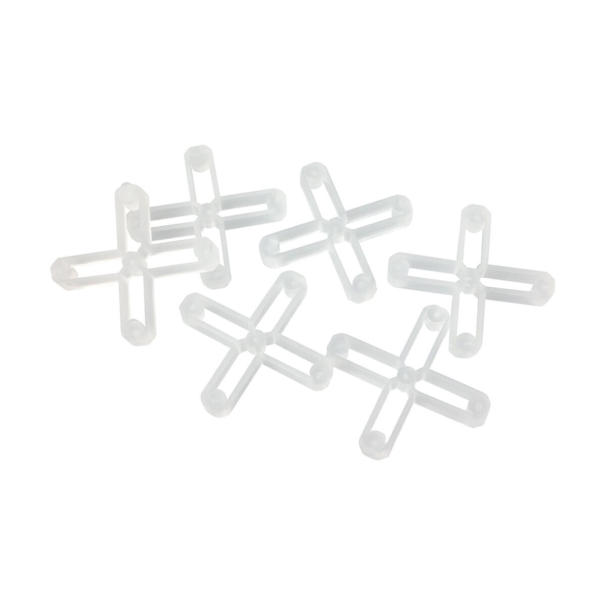 Ox Trade Hard Plastic Spacers Cross - 1000/Bucket | 1/16-in. / 1.5mm ...