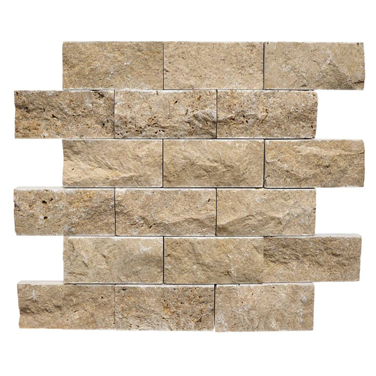 Coping Paredon Crema Travertine Bullnose 1 Long 1 3/16 in. x 12 in. x ...