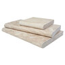 Coping Paredon Crema Travertine Bullnose 1 3/16 in. x 6 in. x 12 in ...