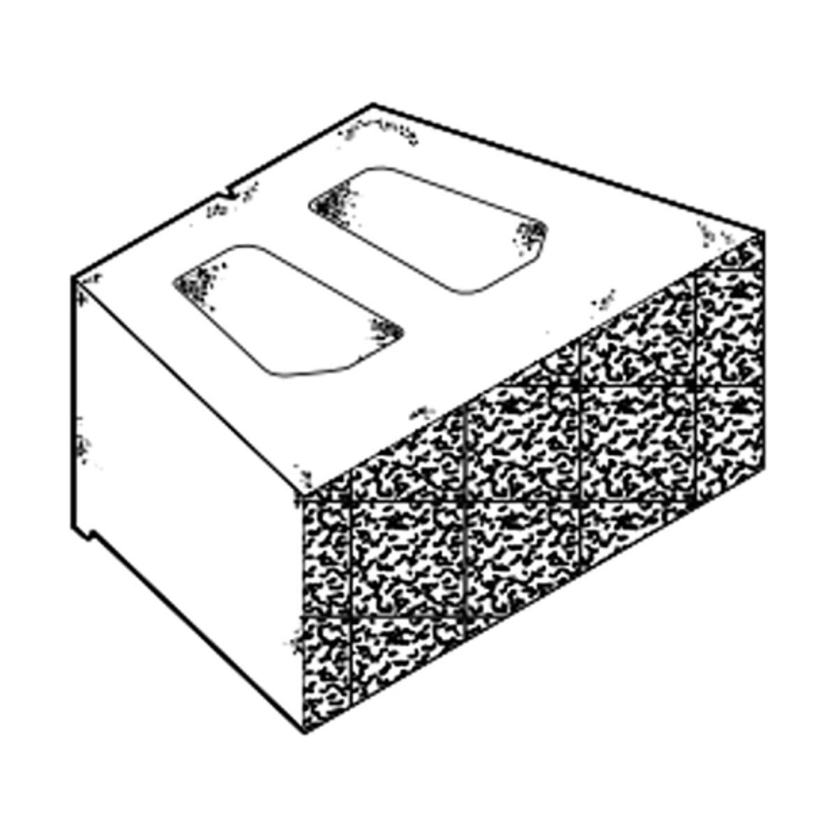 County Materials Integrity Wall Block Split Face Slate Blend 18 in. x 12 in. x 8 in. (36 pc ...