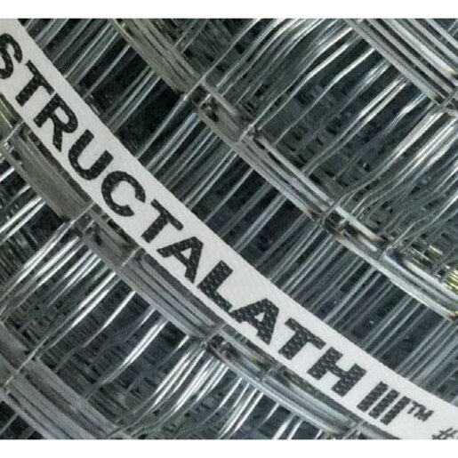 StructaLath III Wire Lath 17 ga. Galvanized Steel 38-3/8 in. x 150 ft ...