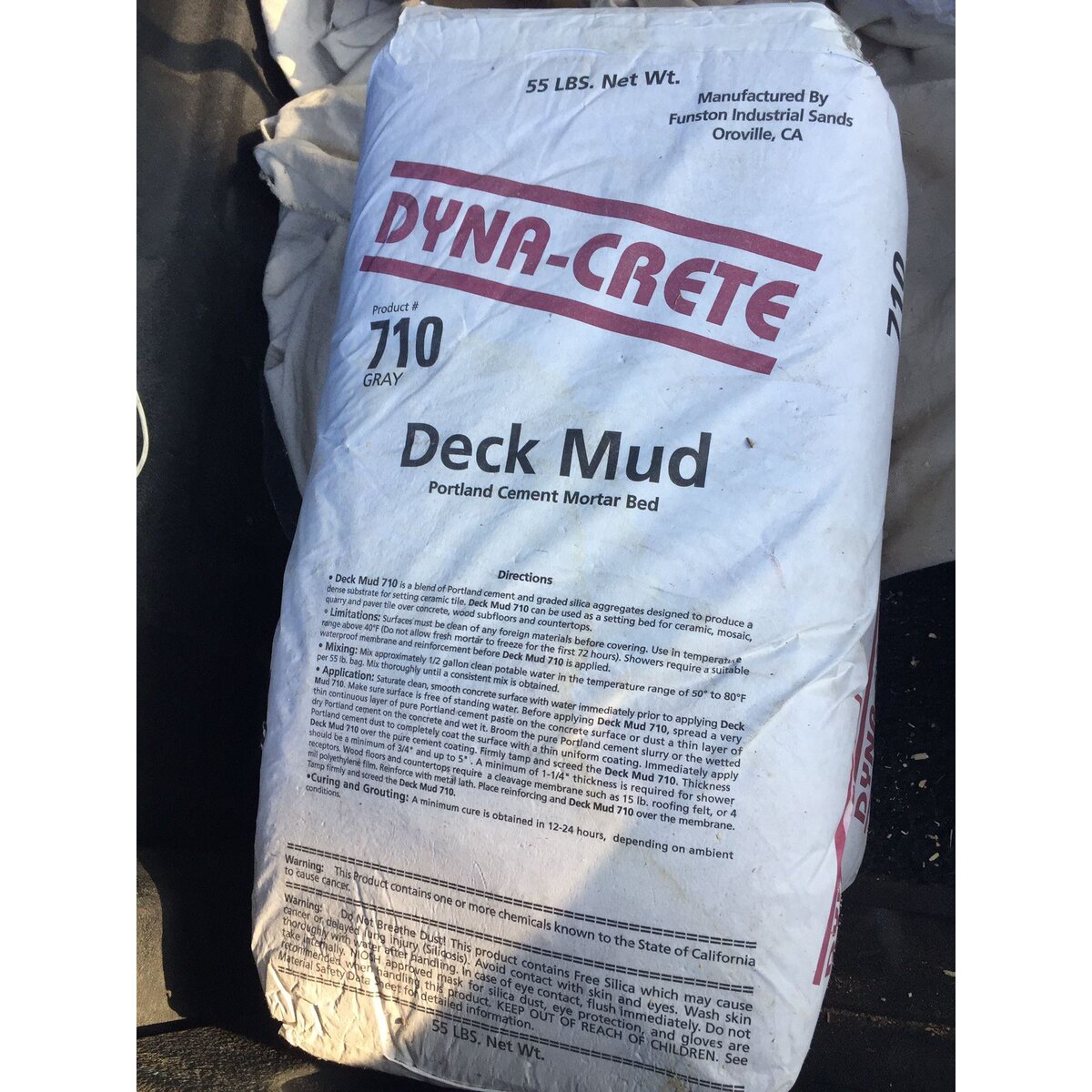 Dyna-Crete 710 Deck Mud 55 lb. Bag (48 bag/pallet) | SiteOne US