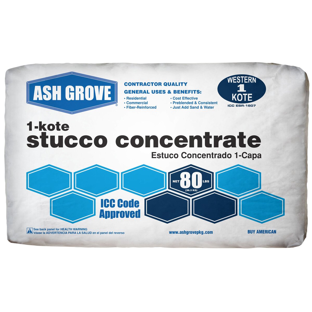 Stucco Cement 80 lb. Bag (48 bag/pallet) | SiteOne US