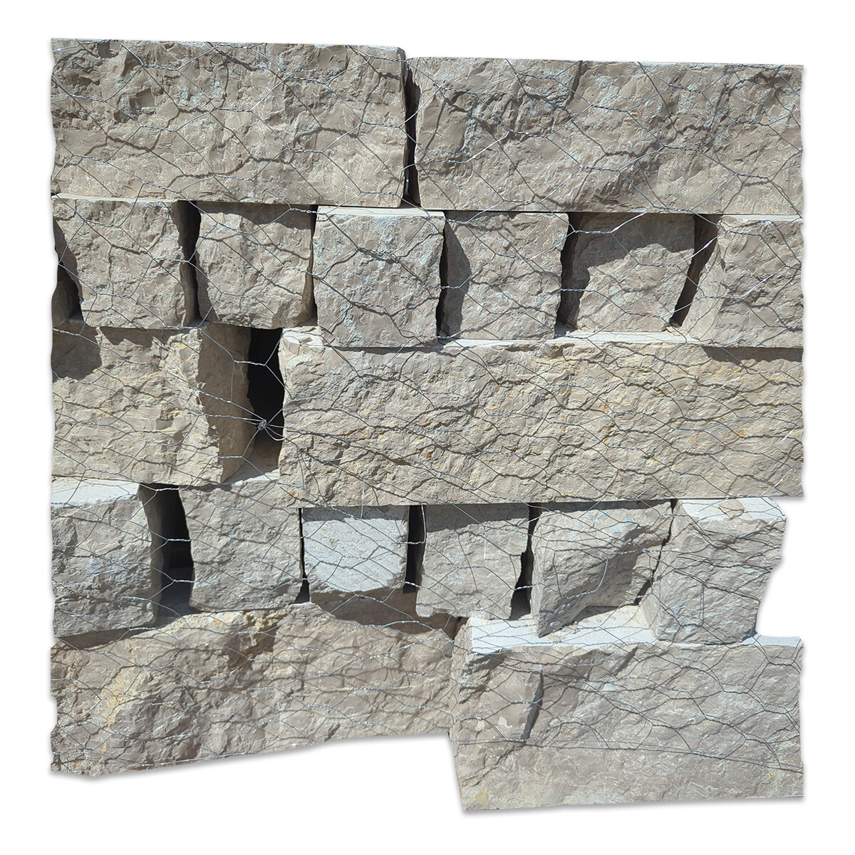 Building Stone Chapel Buff Marble (4 in. Chopped) 4/6/8 Heights ...