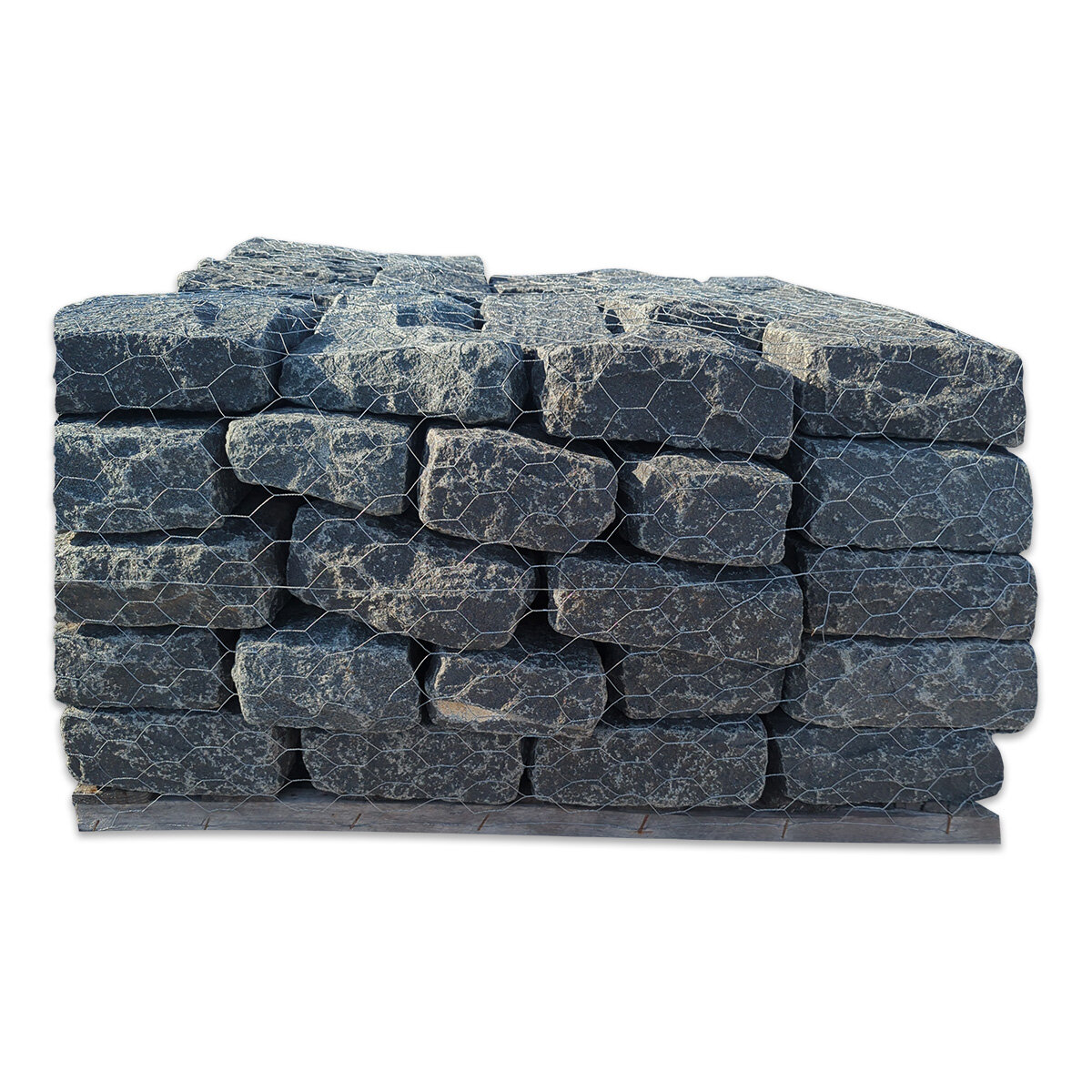 Granite Cobblestone Black Jumbo 4 in. x 7 in. x 10 in | SiteOne US