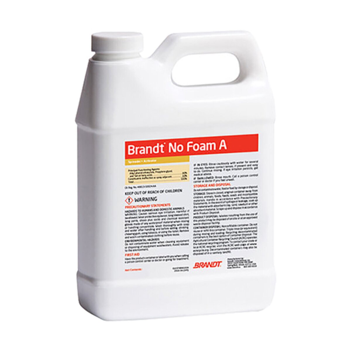 Brandt No Foam A Adjuvant 2.5 gal | SiteOne US