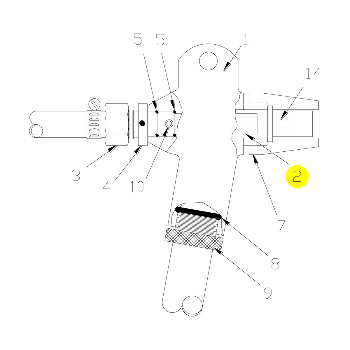 Air Jet Assembly MH-2 3/32 in | SiteOne US