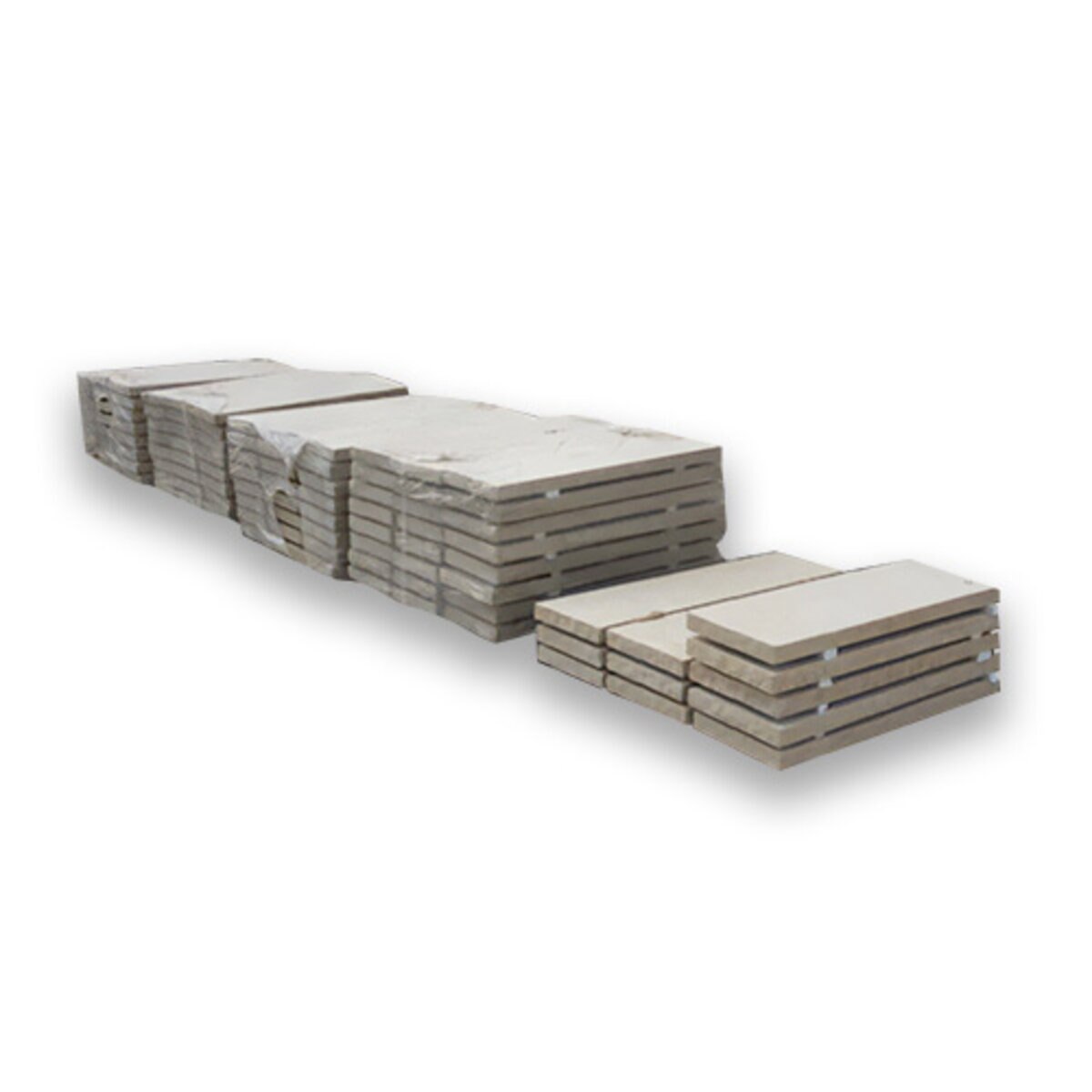 Tread Silverdale Limestone Snapped 4 Sides 2 1/4 in. x 14 in. x 48 in ...