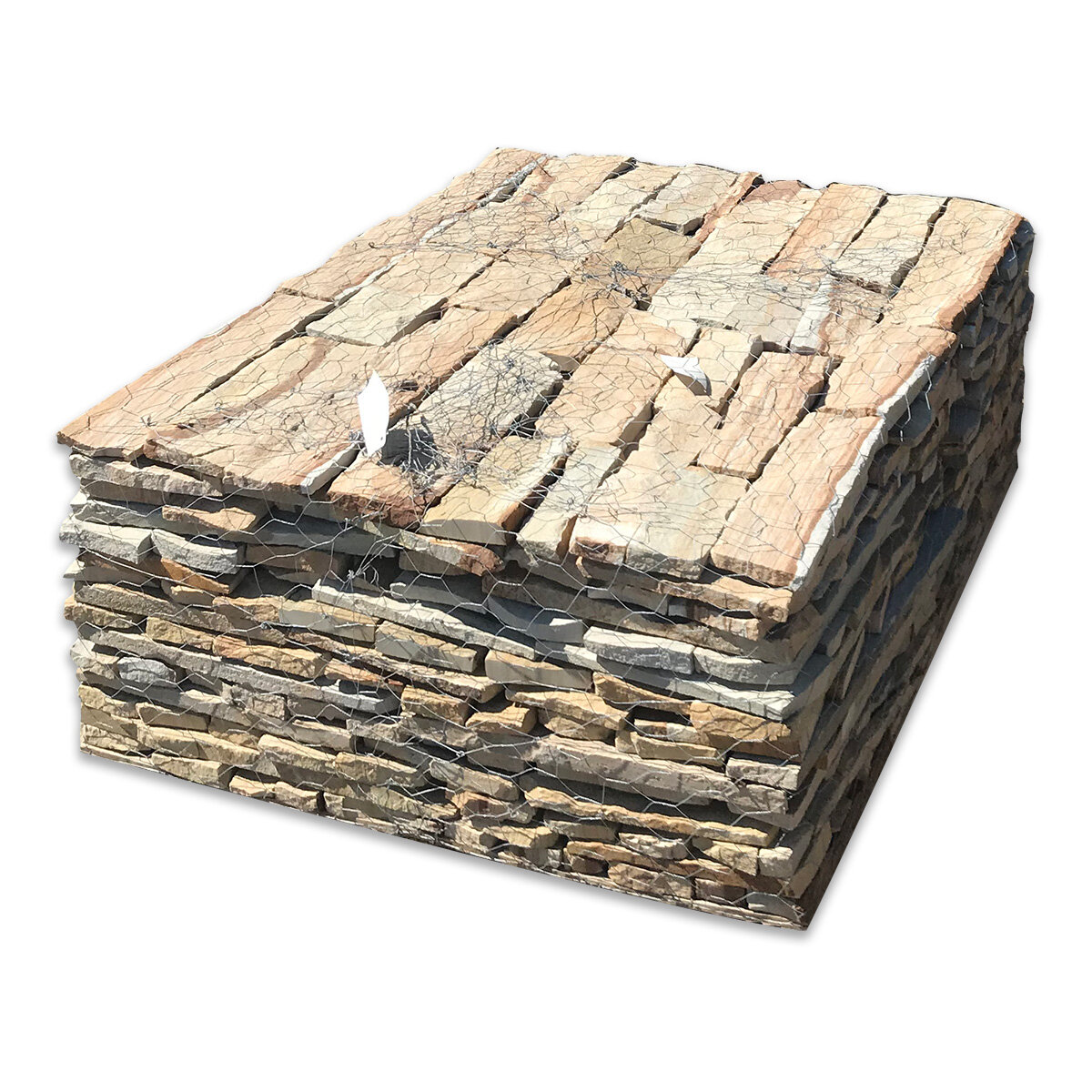 Sawn Thin Veneer Tennessee Variegated Brown Rubble Flats | SiteOne US