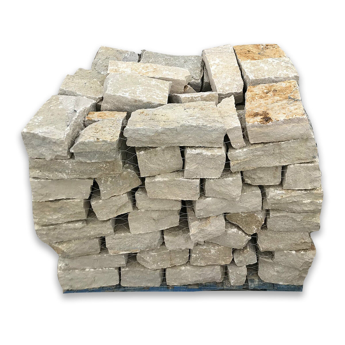 Building Stone Granbury Cream Limestone (4 in. Chopped) 4/6/8 Mixed ...