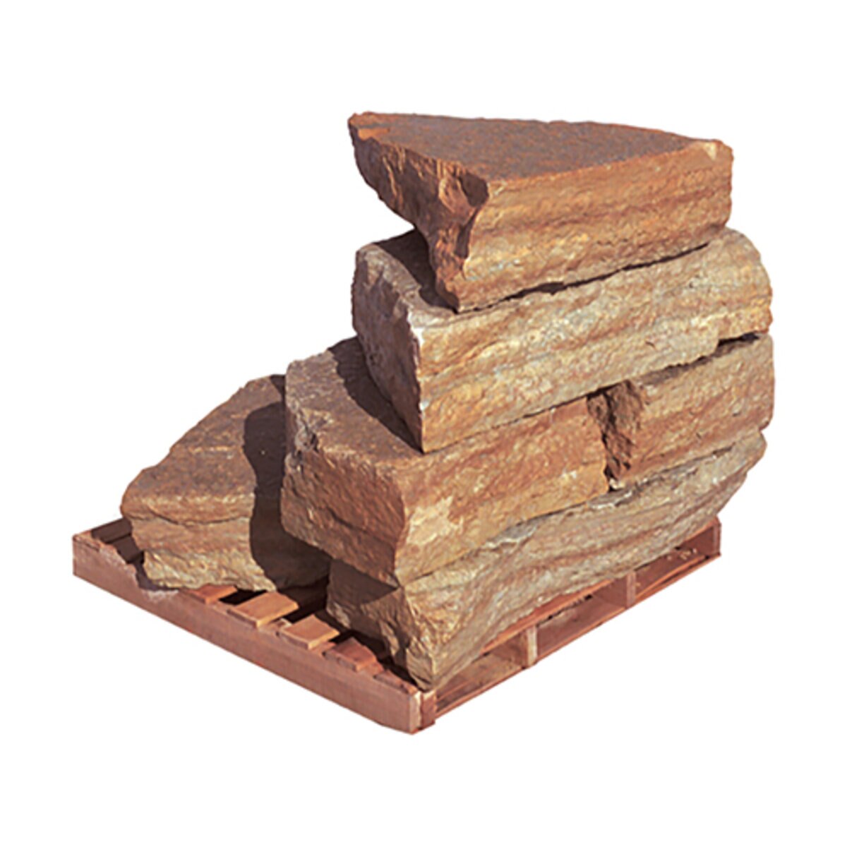 Outcropping Rustic Buff Limestone Mini Chunks | SiteOne
