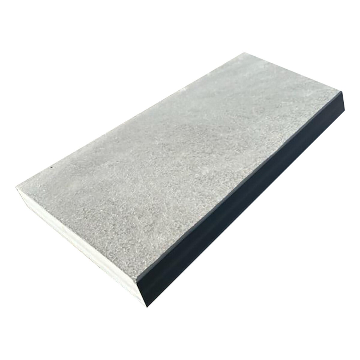 Coping Harbour Grey Limestone Leathered Finish Modern Edge 1 Long 2 in ...