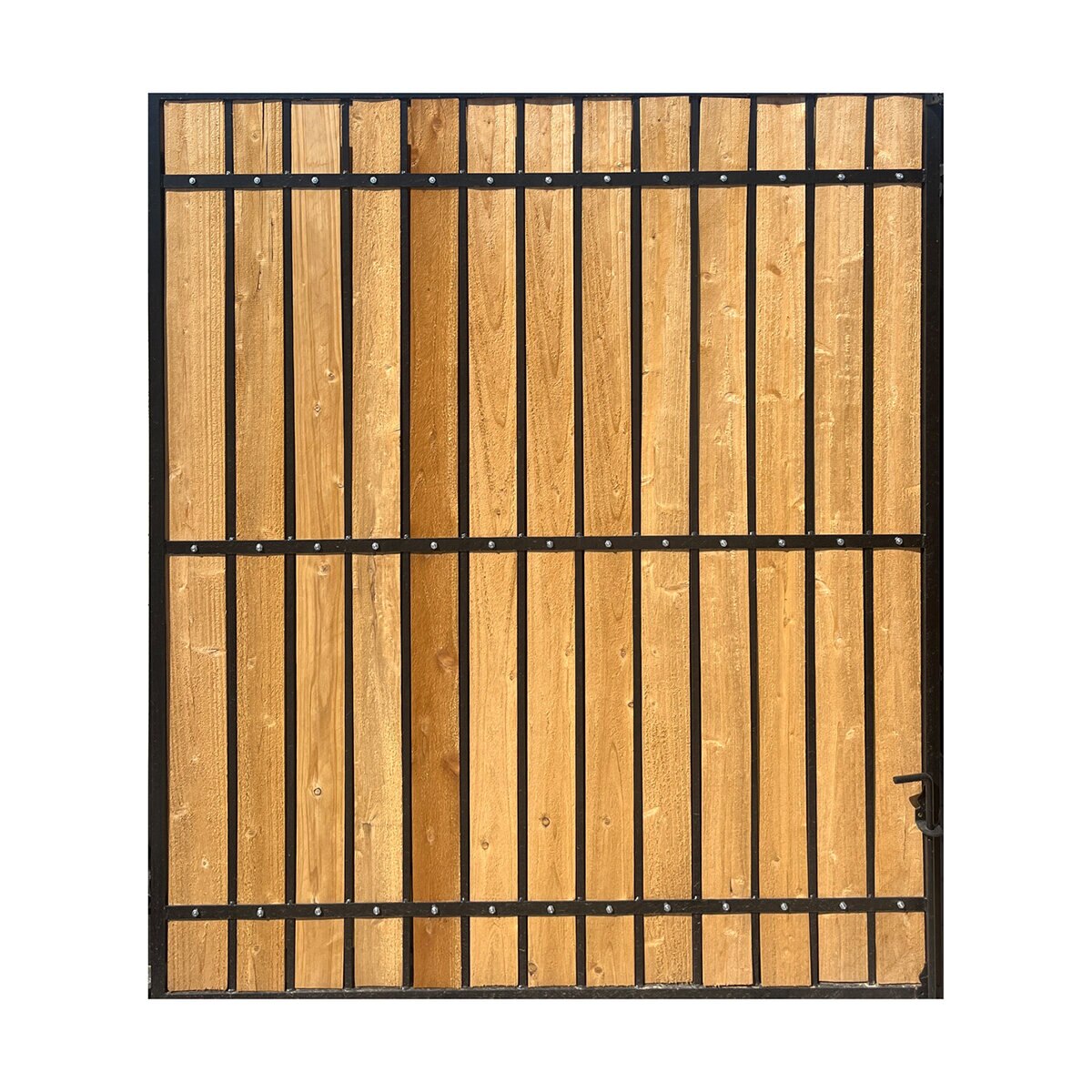 Classic Passage Gate Single Black Left Hinge 48 in. x 68 in | SiteOne US