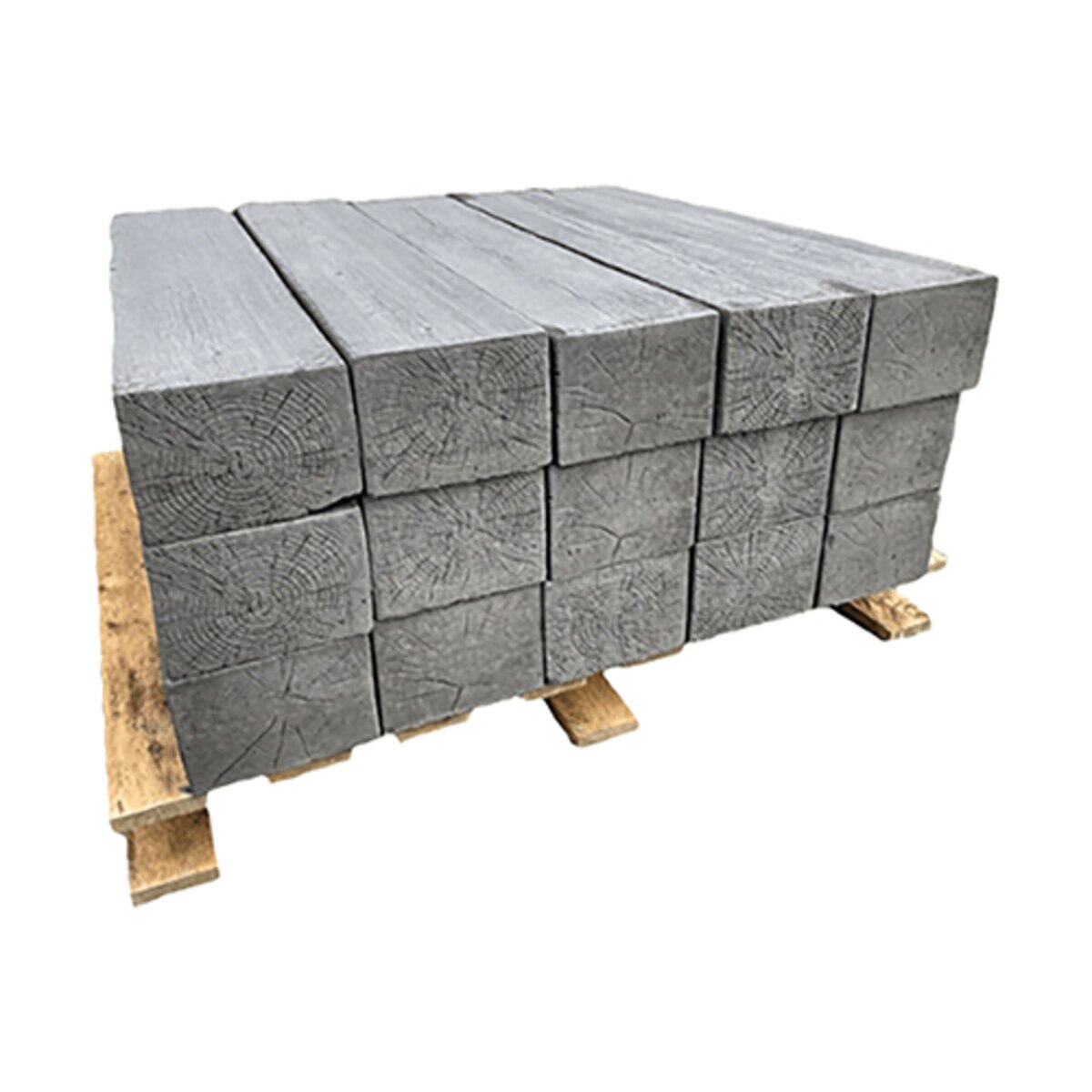 Truemont Rosetta Heartwood Harbor Gray 8 in. x 6 in. x 42 in. (15 pc ...