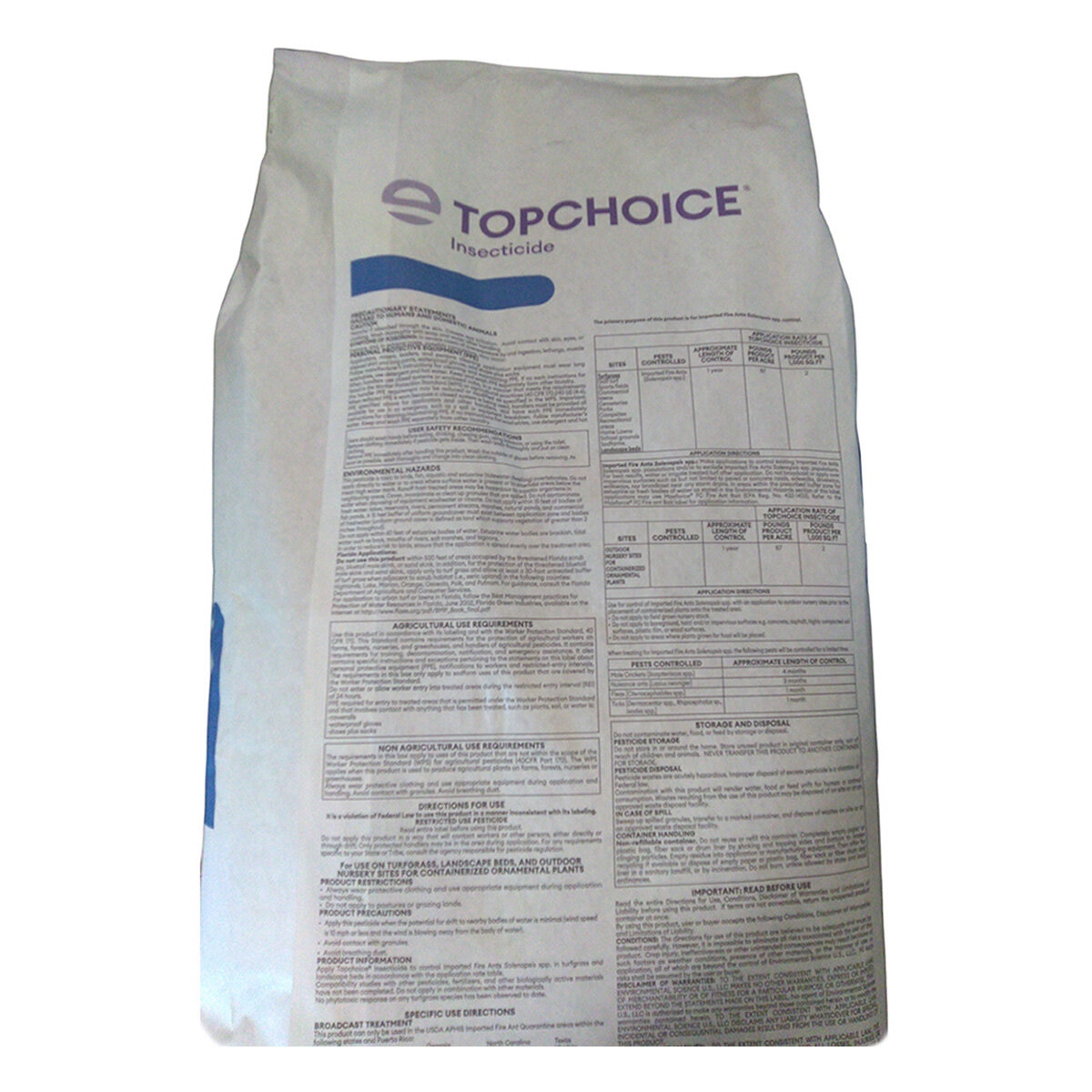 Topchoice Granular Insecticide 50 lb. (RUP) | SiteOne US