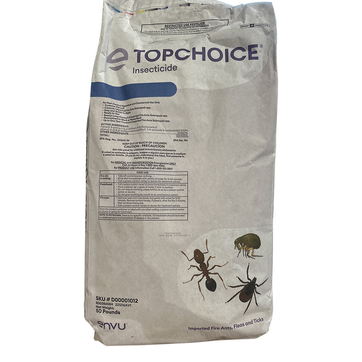 Topchoice Granular Insecticide 50 lb. (RUP) | SiteOne US