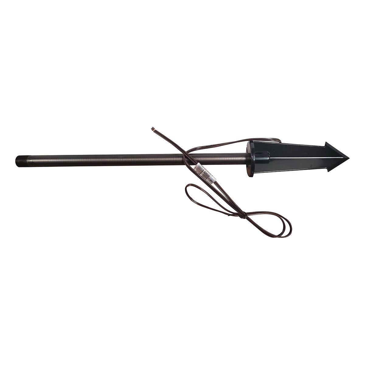 Dauer Solid Brass 18" Path Light Stem with Stake for Enhanced Outdoor ...