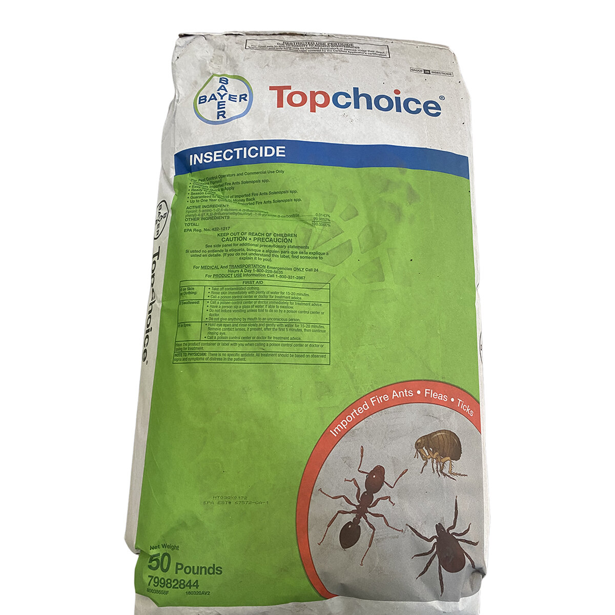 Topchoice Granular Insecticide 50 lb. (RUP) | SiteOne US