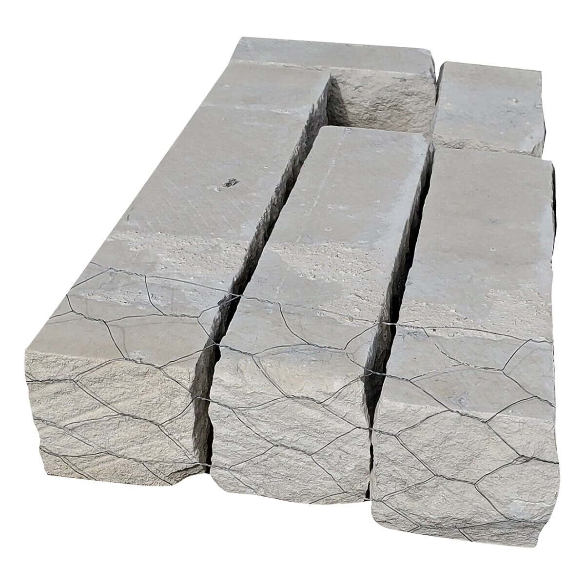 Building Stone Blue Marble (4 in. Chopped) Sawn 4 in. Thick | SiteOne US