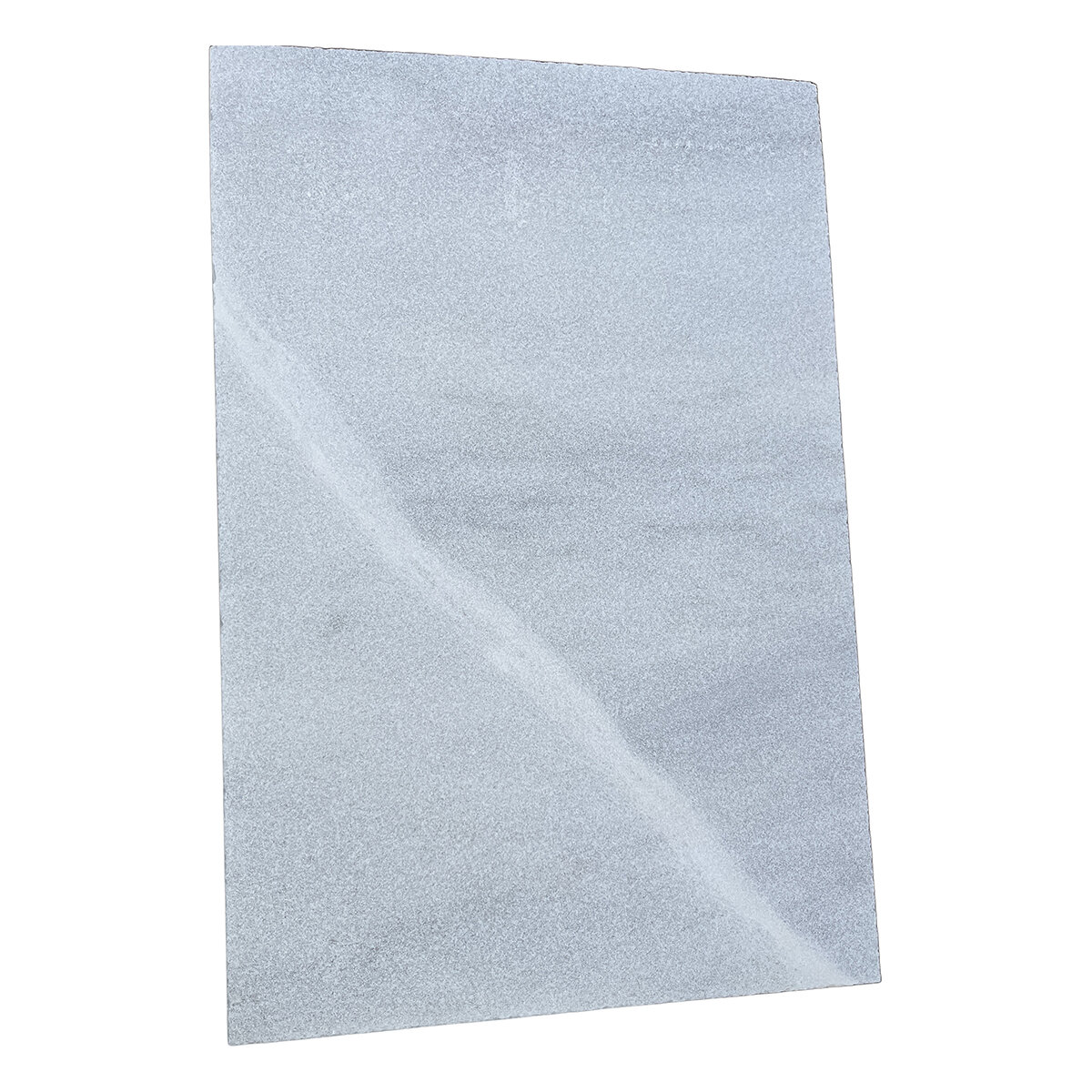 Dimensional Ice White Marble Sandblasted Finish 1 3/16 in. x 16 in. x ...