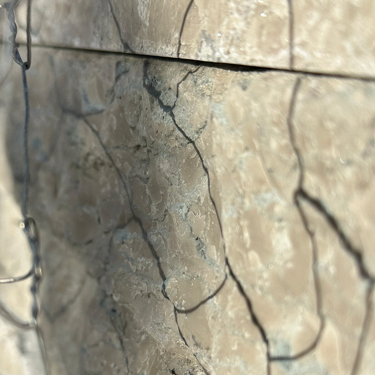 Squared Chapel Buff Marble Sawn Top and Bottom Snapped Edges 24 in. x ...