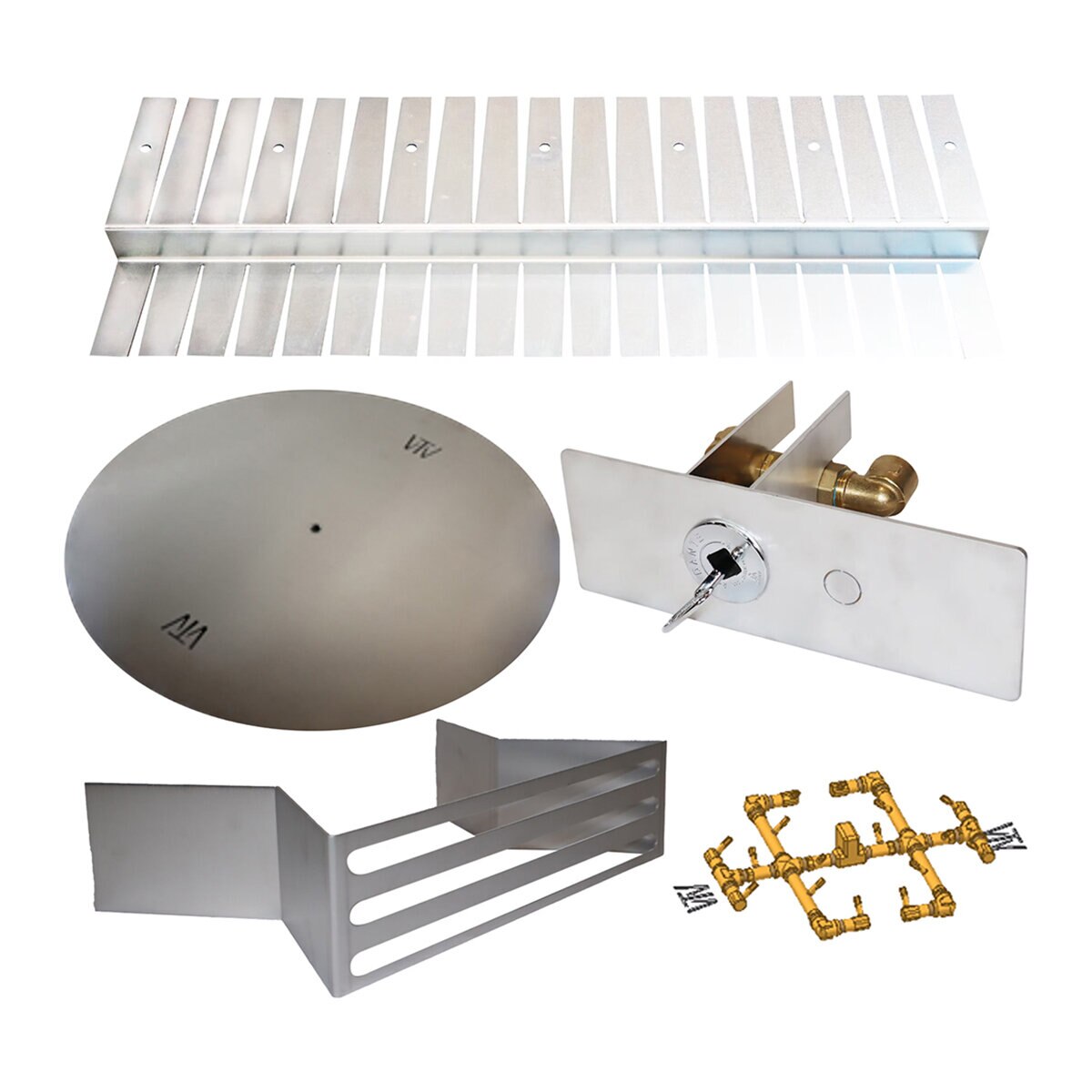 Techo-Bloc Valencia Fire Pit Push Button Ignition Kit Natural Gas | SiteOne