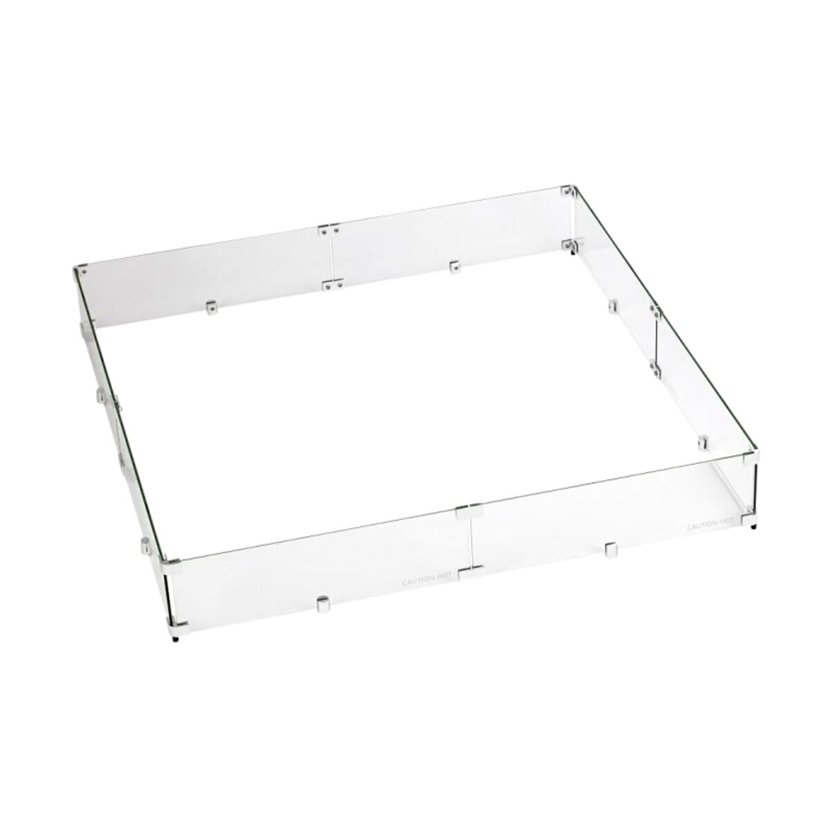 Fire Pit Wind Guard Glass Square 41-1/2 in | SiteOne US