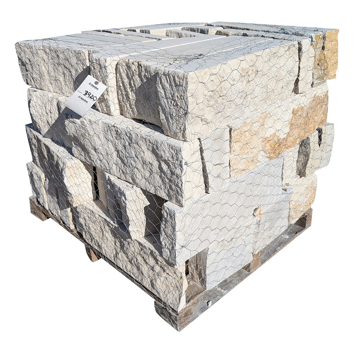 Building Stone Tex-Mix Limestone (4 in. Chopped) Sawn 8 in. Thick ...