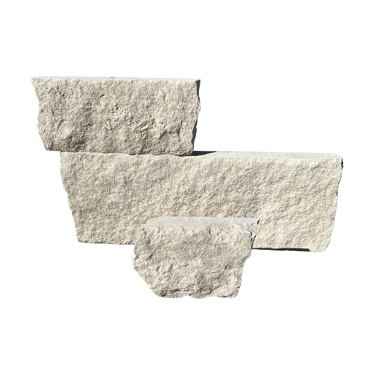 Sawn Thin Veneer Cream Limestone Sawn Top and Bottom Flats | SiteOne US