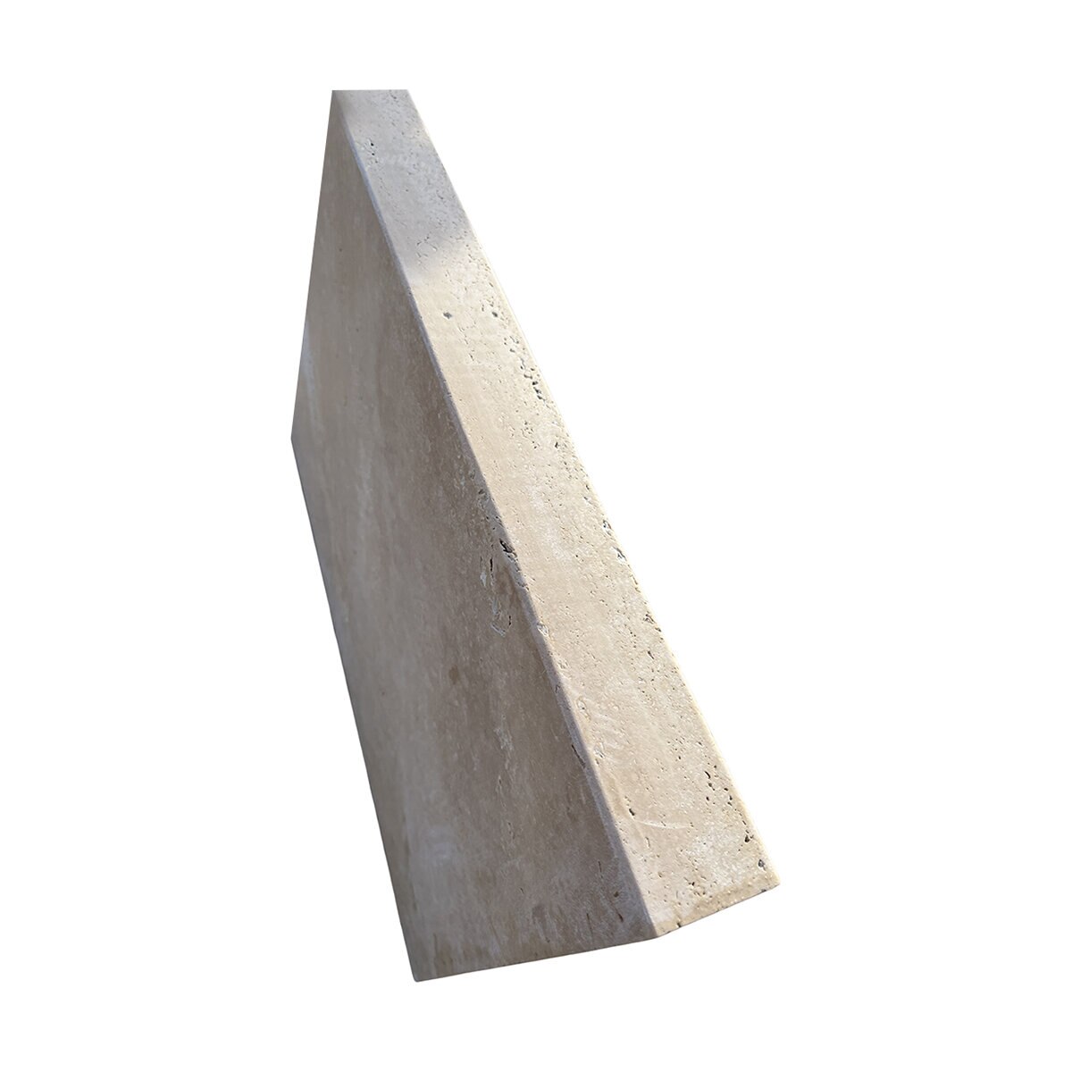 Coping Durango Cream Travertine Modern Edge 1 Long 2 in. x 16 in. x 24 ...