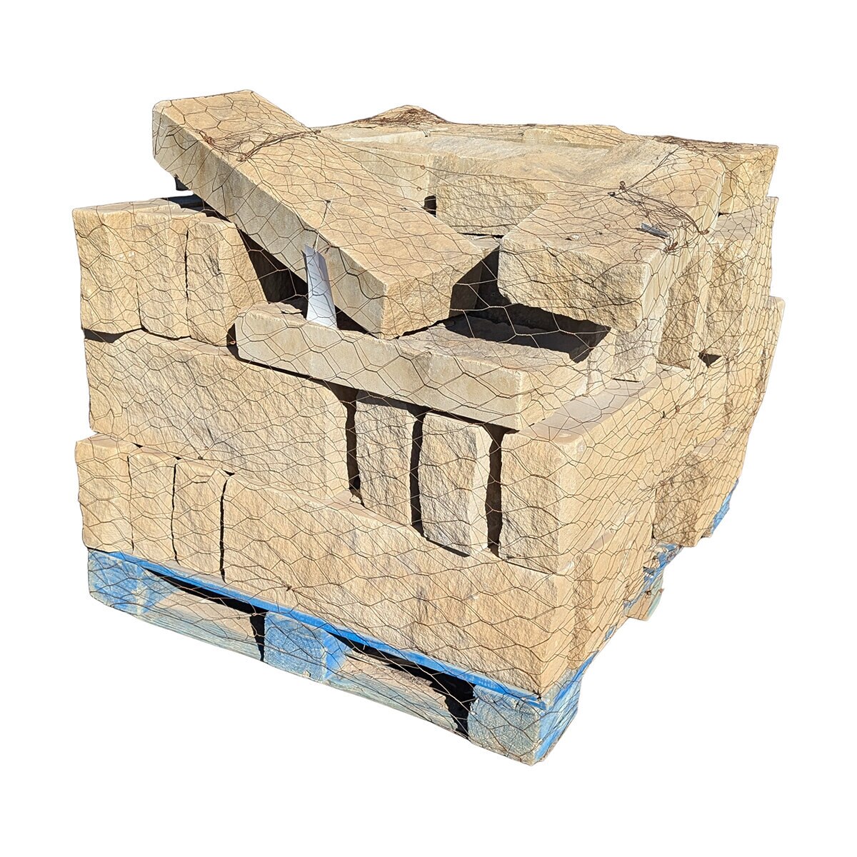 Building Stone Roughback Lueders Limestone (4 in. Chopped) Sawn 6 in ...