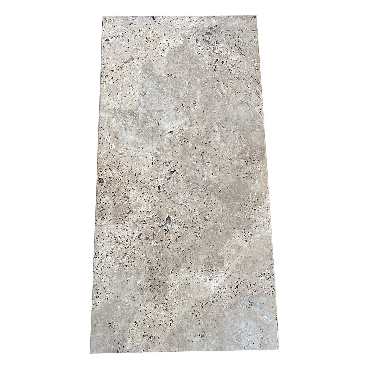 Coping Ivory Travertine Modern Edge 1 Long 1 3/16 in. x 12 in. x 24 in ...