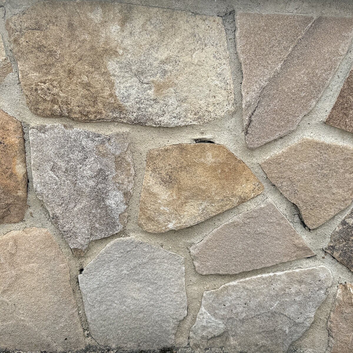 Sawn Thin Veneer Homestead Fieldstone Mosaic Flats (100 sq. ft./pallet ...