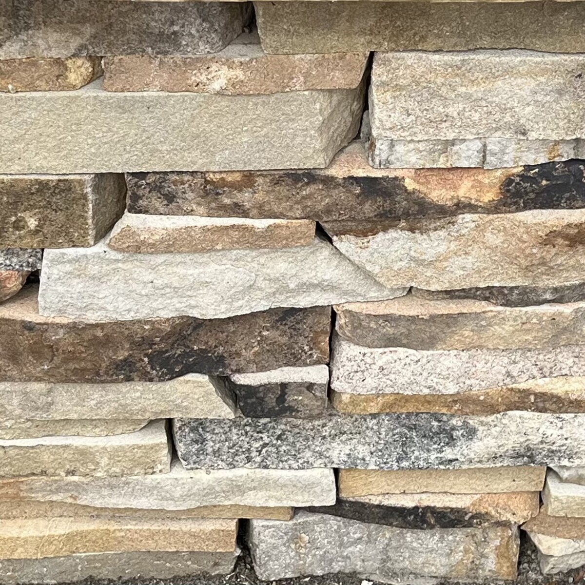 Sawn Thin Veneer Foggy Hollow Fieldstone Dressed Ledgestone Flats 1/1.5 ...