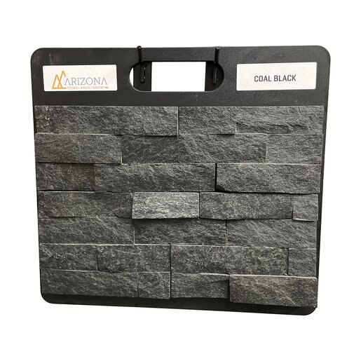 Ledger Panel Coal Black Splitface Flat 6 in. x 24 in. (6 pc./box ...