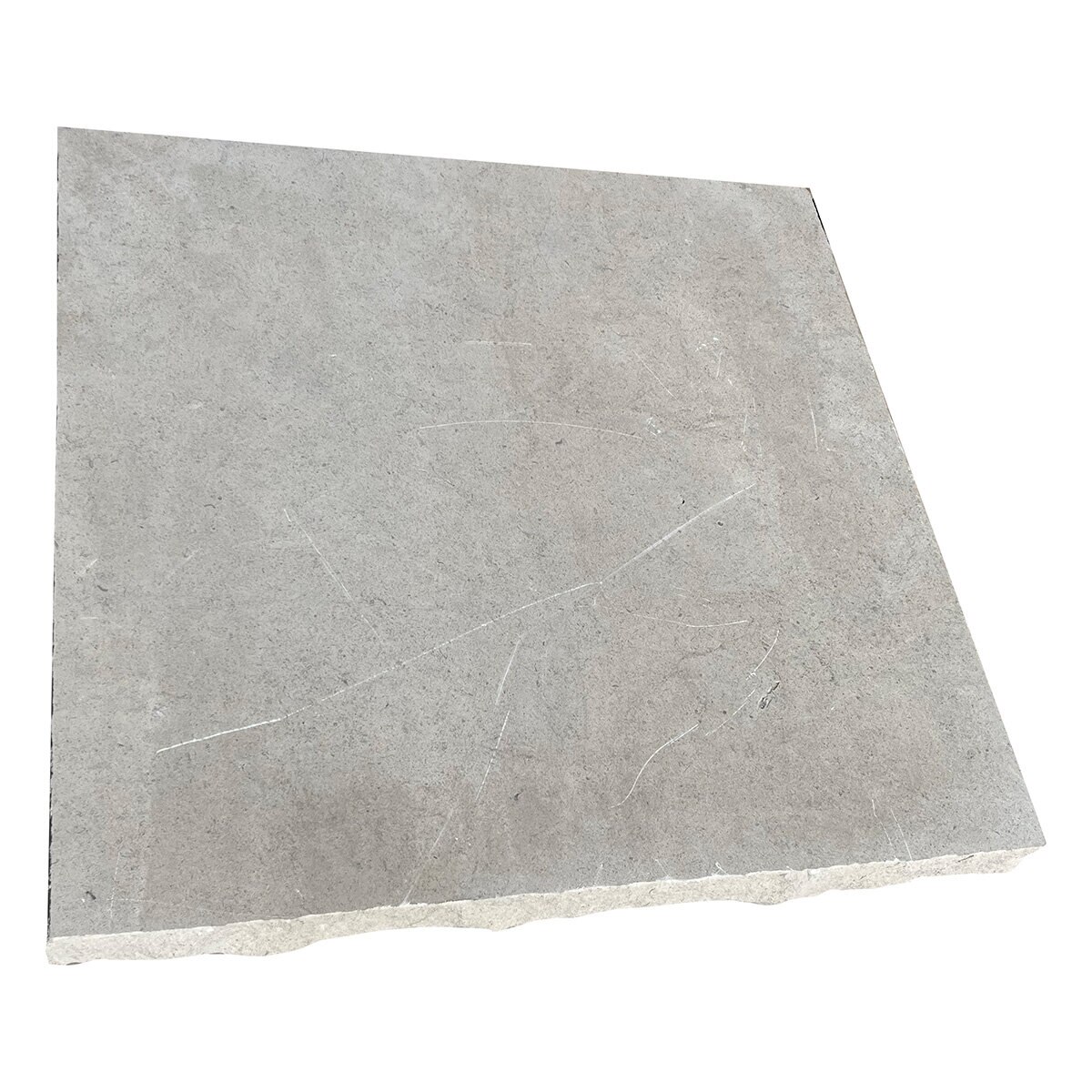 Squared Steel Gray Limestone Snapped Edges 24 in. x 24 in | SiteOne US