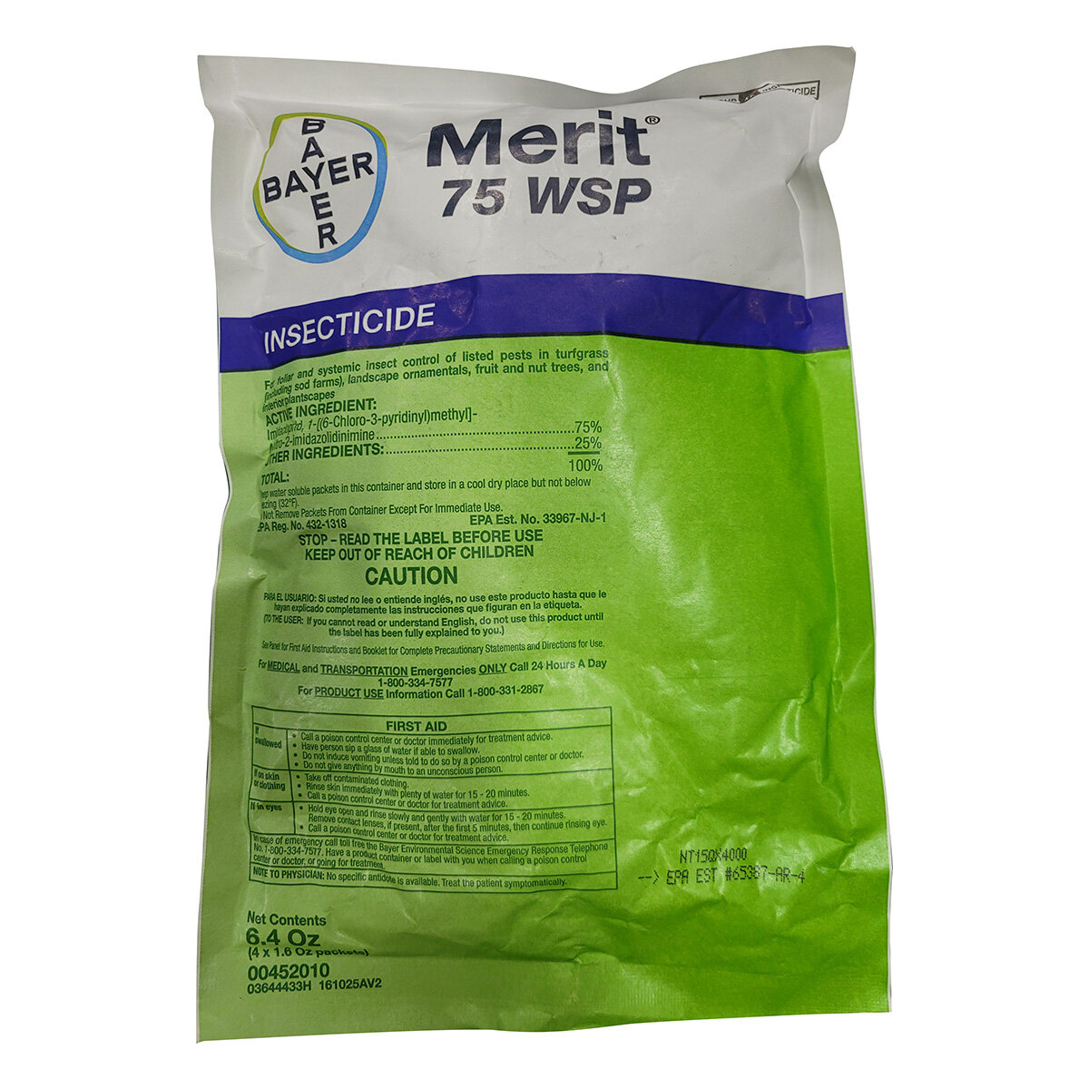 Merit 75 WSP Insecticide 6.4 oz (4 x 1.6 oz packet) | SiteOne
