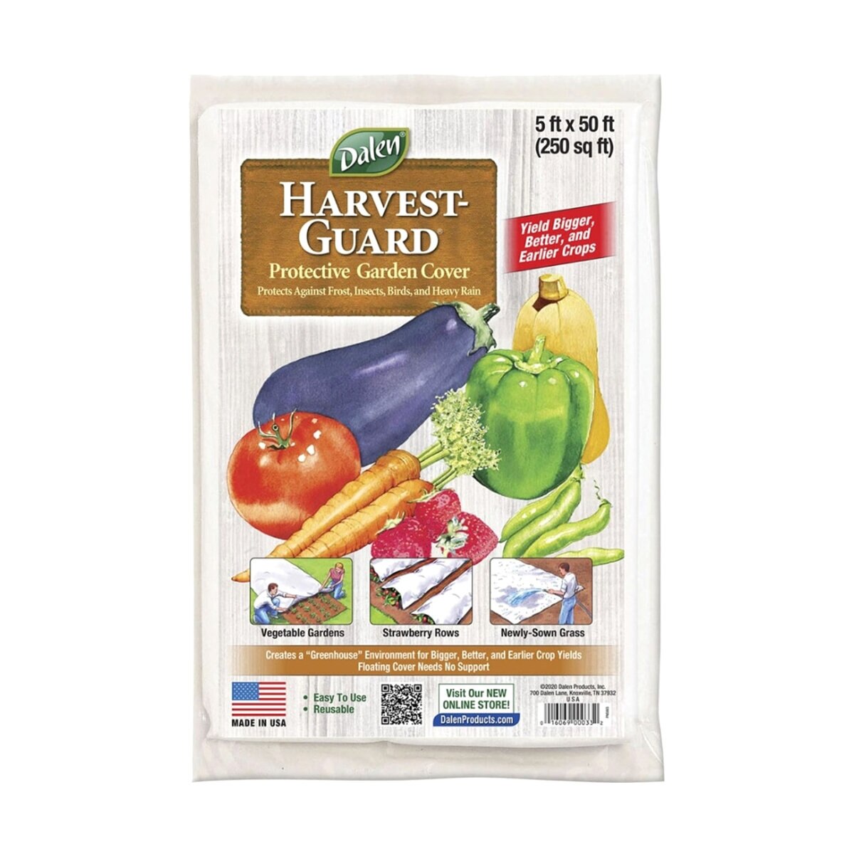 Harvest-Guard Seed Protective Garden Cover 5 ft. x 50 f | SiteOne