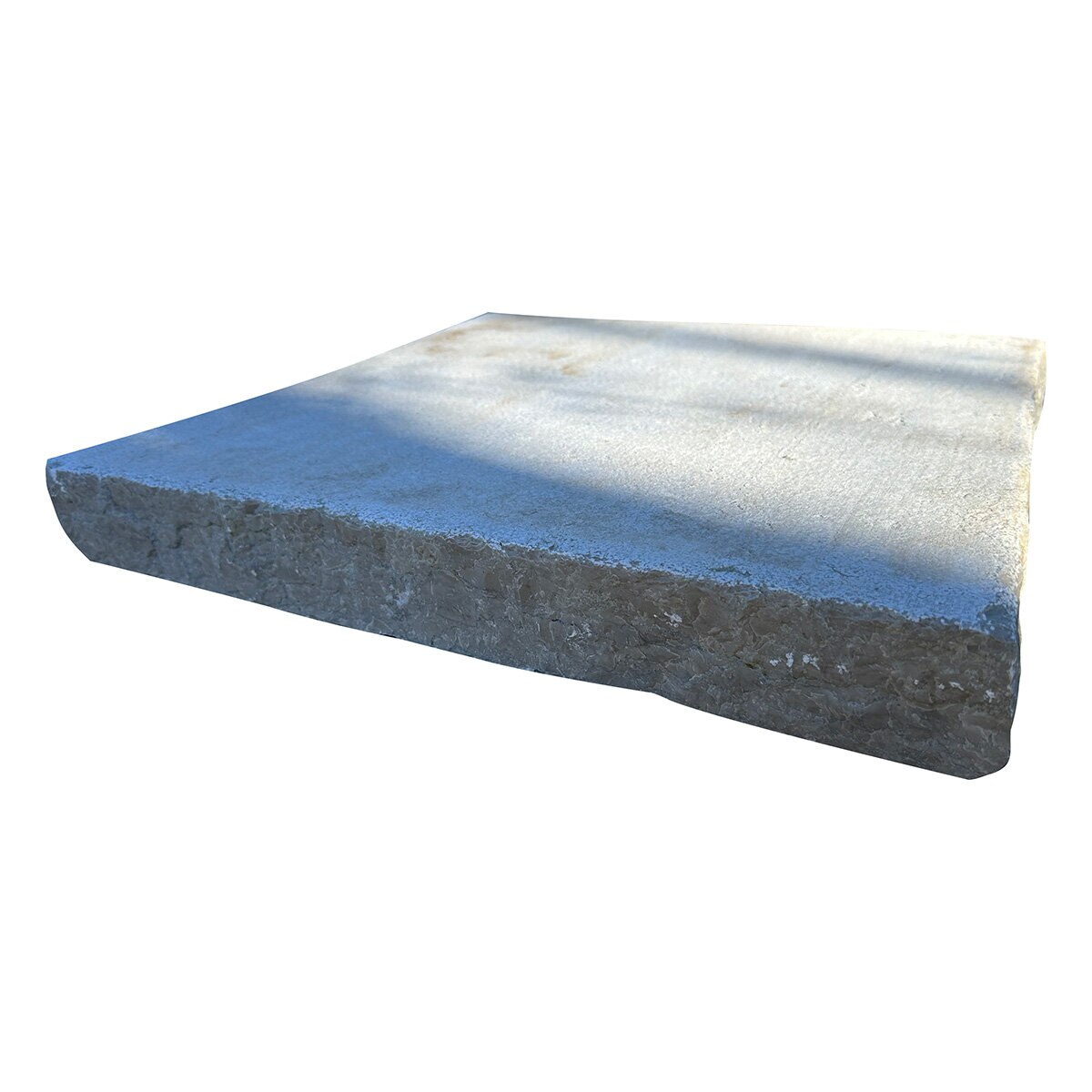 Squared Chapel Buff Marble Sawn Top and Bottom Snapped Edges 18 in. x ...