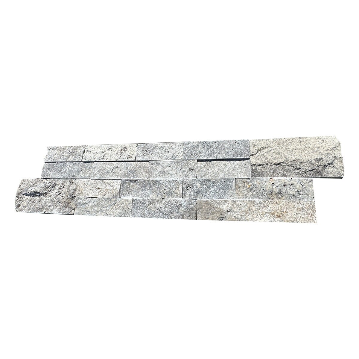 Dimensional Harbour Grey Limestone Leathered Finish French Pattern 1 3/ ...